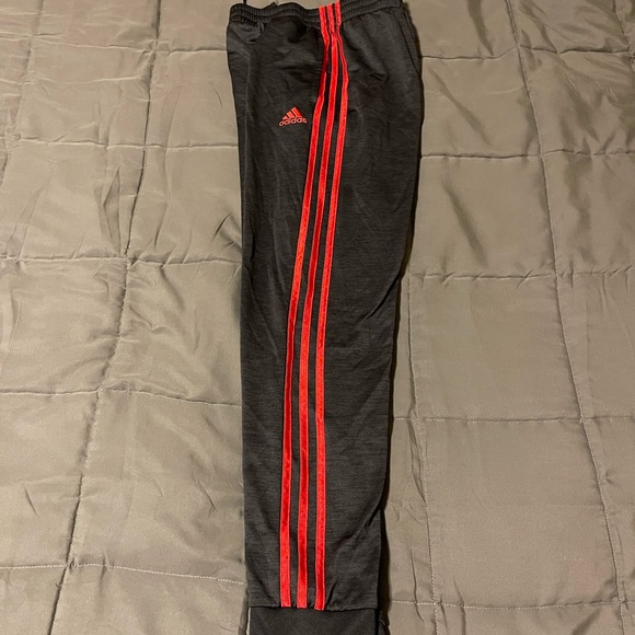 adidas | Bottoms | Black And Red Adidas Joggers | Poshmark